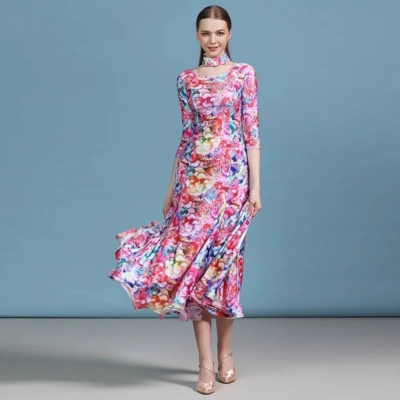 Adult-Modern-Dance-Dress-MY818-National-Standard-Dance-Clothing-Social ...