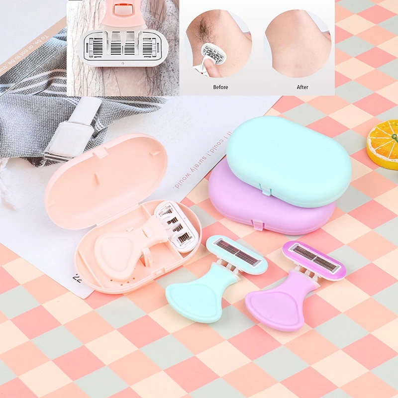 Armpit Leg Face Hair Woman Trimmer Shaver Manual Shaving Women's ...