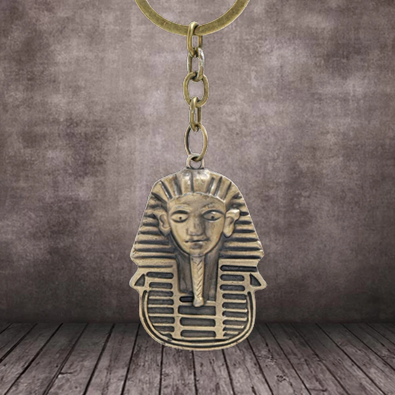 Retro-Egyptian-Pharaohs-Keychain-Key-Rings-Men-Metal-Egypt-Pharaohs ...