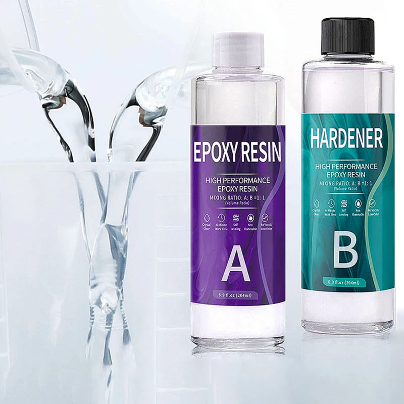 AB-Epoxy-Resin-Glue-High-Adhesive-Crystal-Clear-Hardener-Easy-Mix-DIY ...