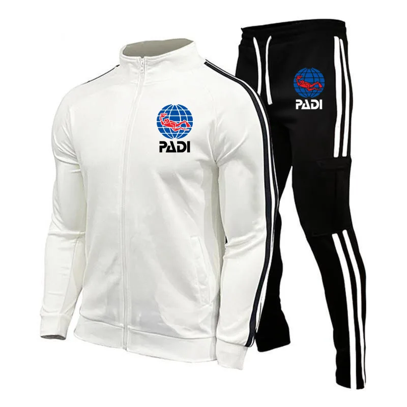 Men's jacket Pants Sports Suit Scuba Driver Padi Print Casual ...