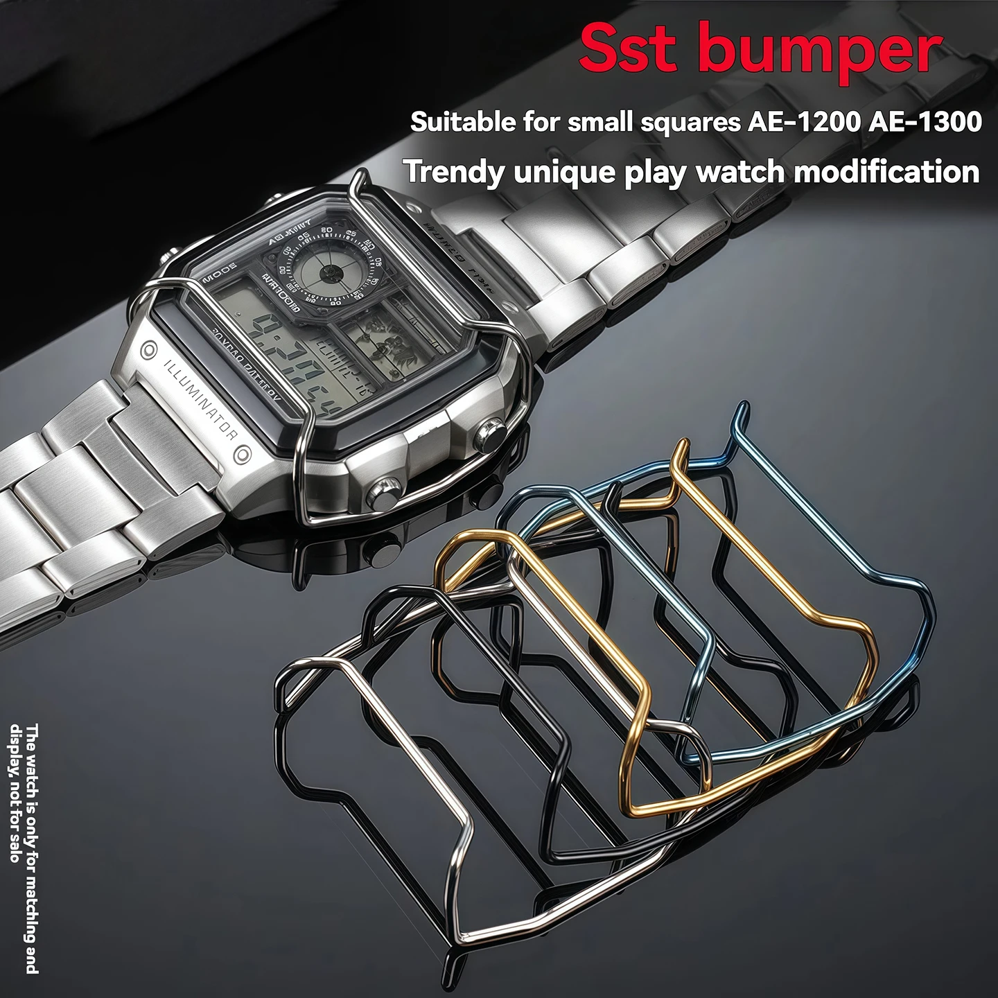 AE1200 Metal bumper For Casio protective bumper ae1200wh/1300 series ...