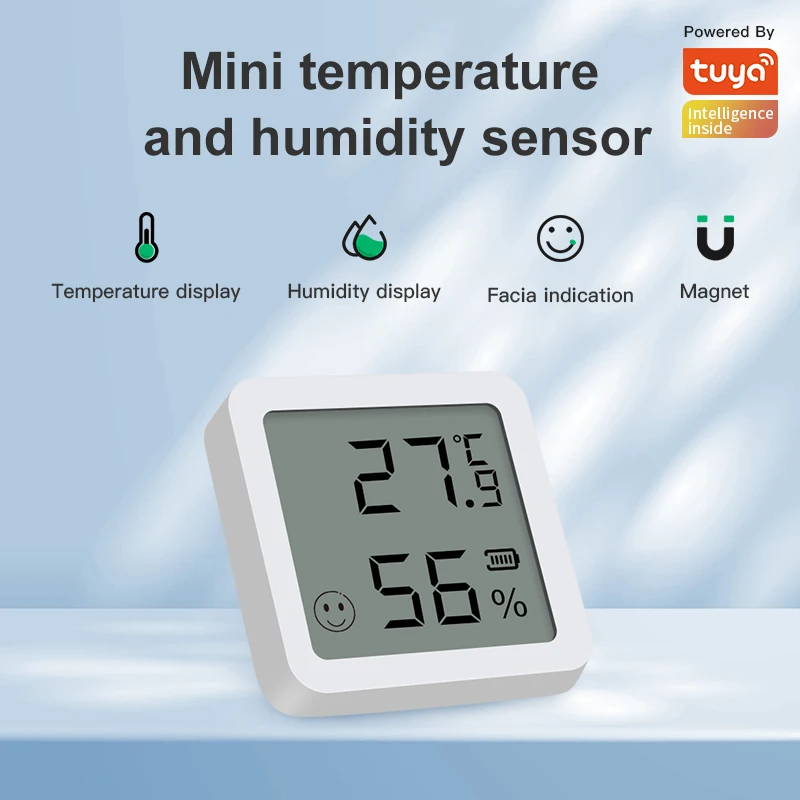 Tuya Smart Bluetooth Temperature Humidity Sensor LCD Display ...