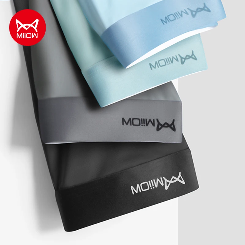 MiiOW-4-Teile-los-M-nner-Boxer-Shorts-Graphene-Antibakterielle-Eis-Seide-Unterw-sche-Mann ...