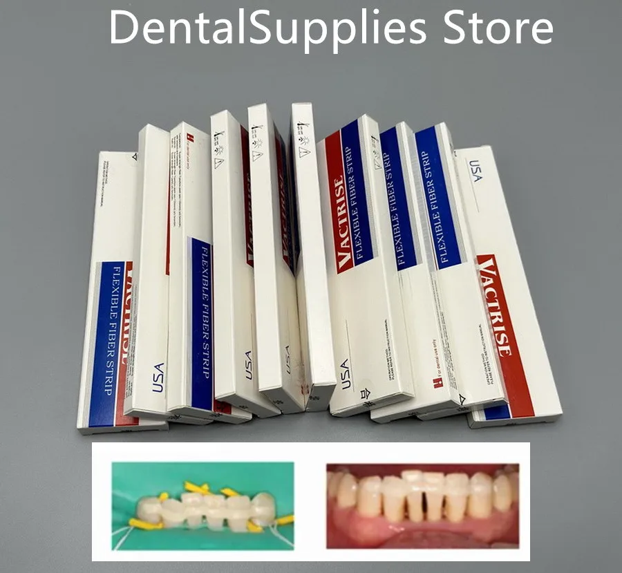 F-rula-de-fibra-Dental-tira-de-fibra-Flexible-de-vidrio-compuesto-de ...