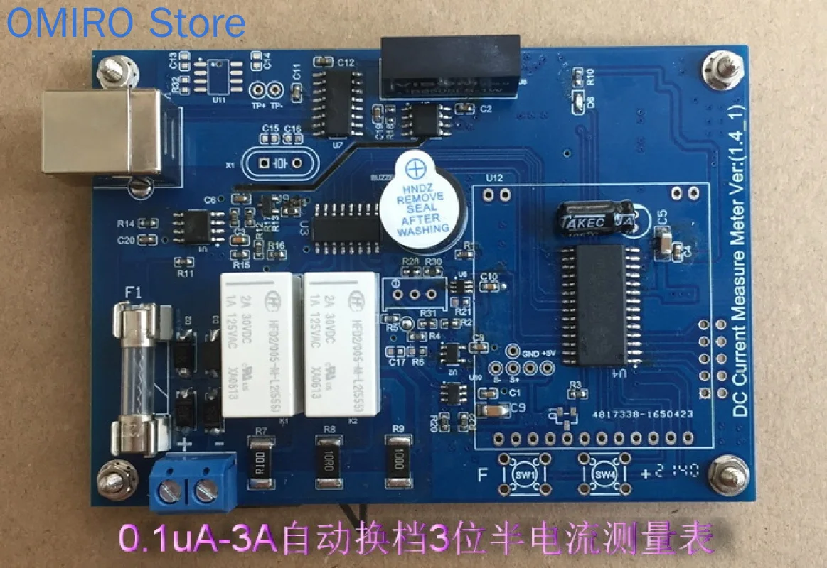 DC 전류 측정 보드, 수동/자동 범위, 마이크로 암페어 측정, USB, 스마트 UA 미터 1ua 3a| | - AliExpress