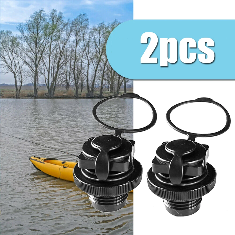 2pcs-Black-Boston-Nozzle-Octagonal-Valve-Inflatable-Boat-2-in-1-Valve ...