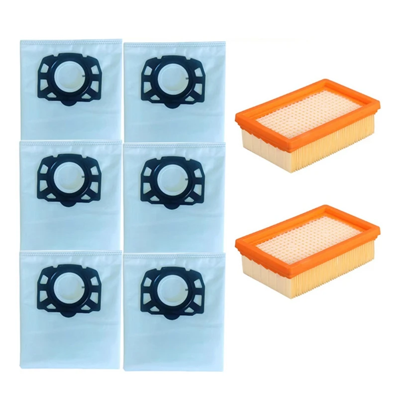 Bolsas de polvo filtros Hepa para KARCHER MV4 MV5 MV6 WD4 WD5 WD6 PREMIUM aspiradora en seco y ...
