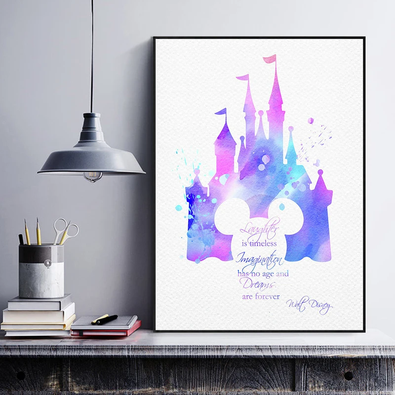 Disney Watercolor Castle