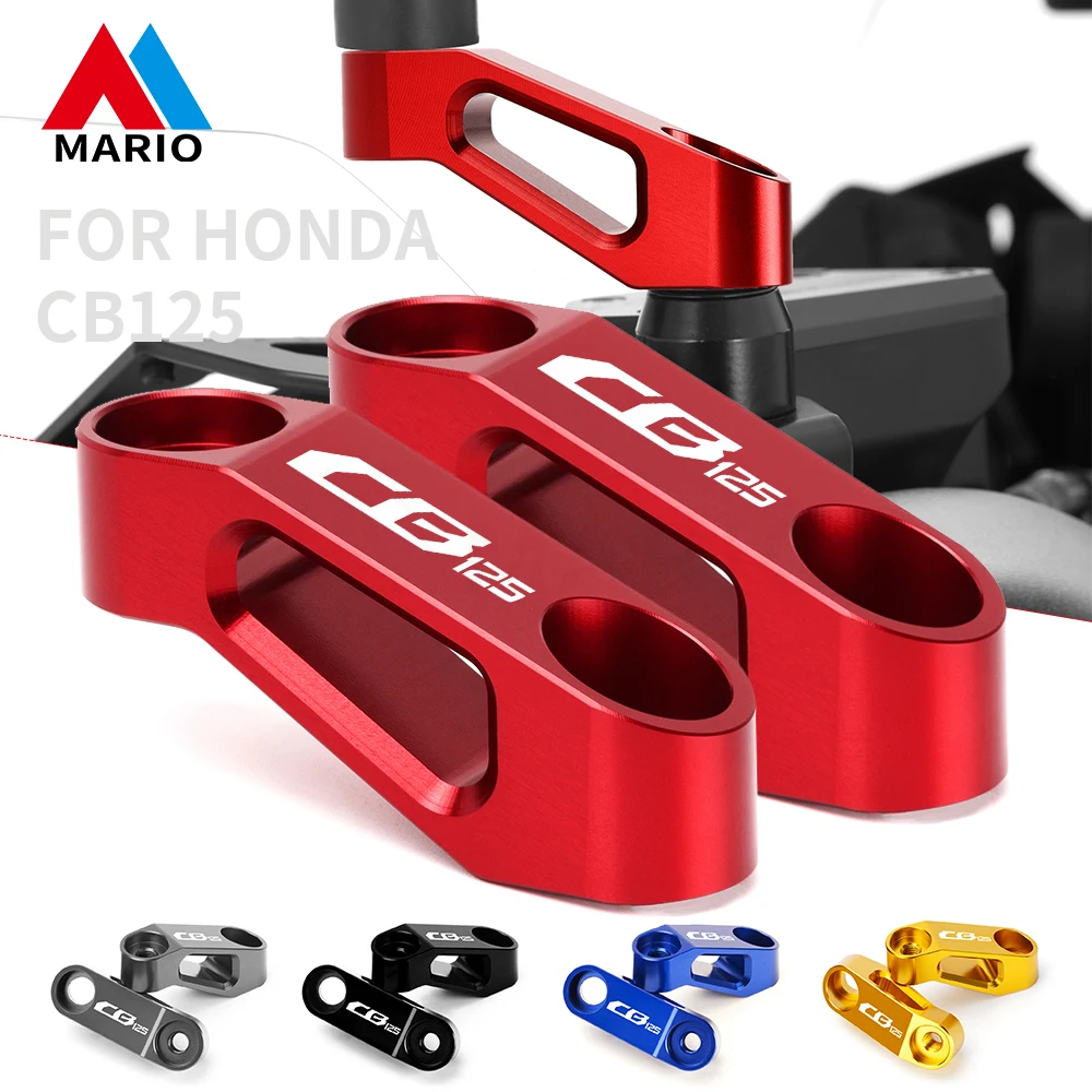 For-Honda-CB125-CB125R-CB125F-Rearview-Mirrors-Extension-Risers ...
