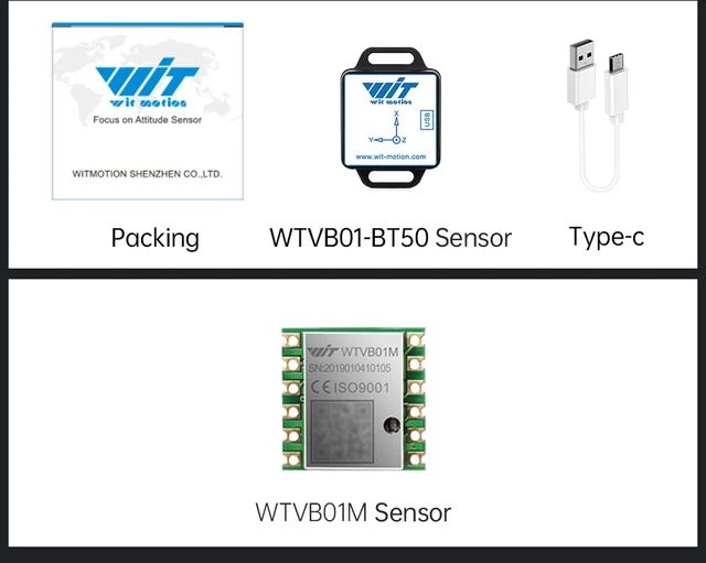 Vibration Sensors WitMotion WTVB01-485 IPX8 Waterproof Vibration Sensor ...