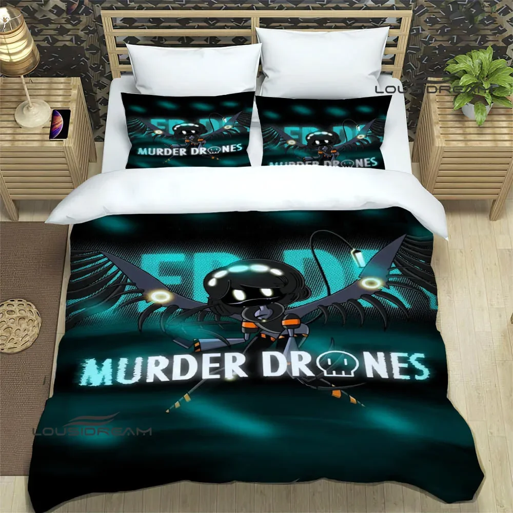 Murder-Drones-Cartoon-Printed-Bedding-Sets-exquisite-bed-supplies-set ...