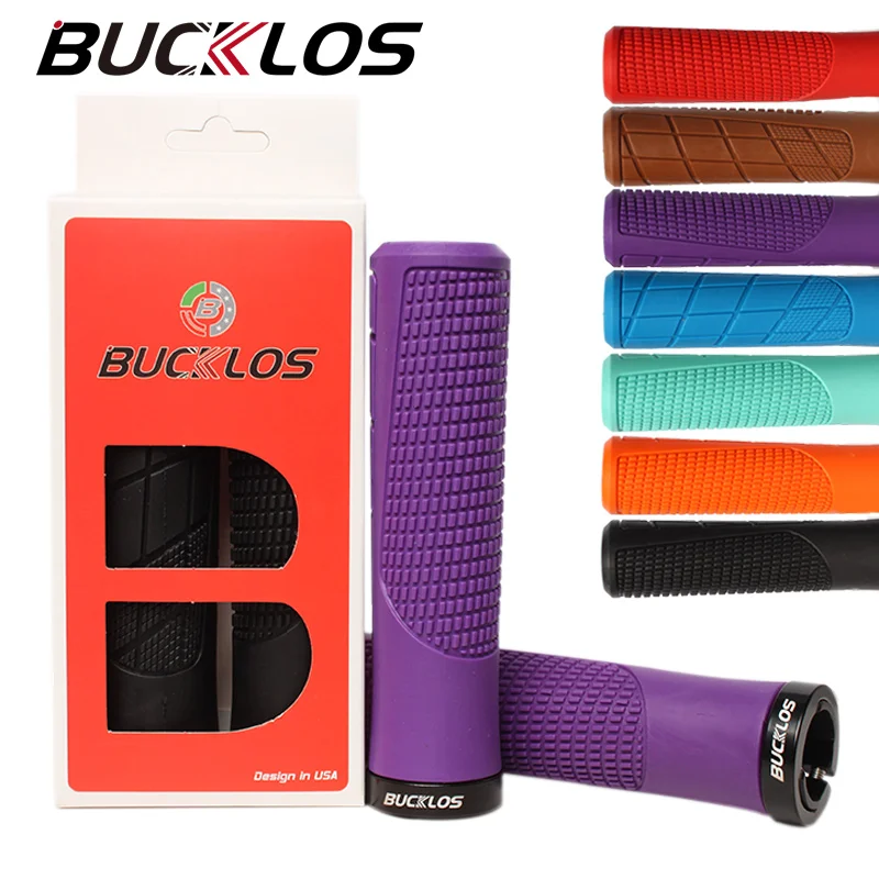 BUCKLOS-Bicycle-Handle-Lock-on-Mountain-Bike-Grips-Dustproof-Waterproof ...