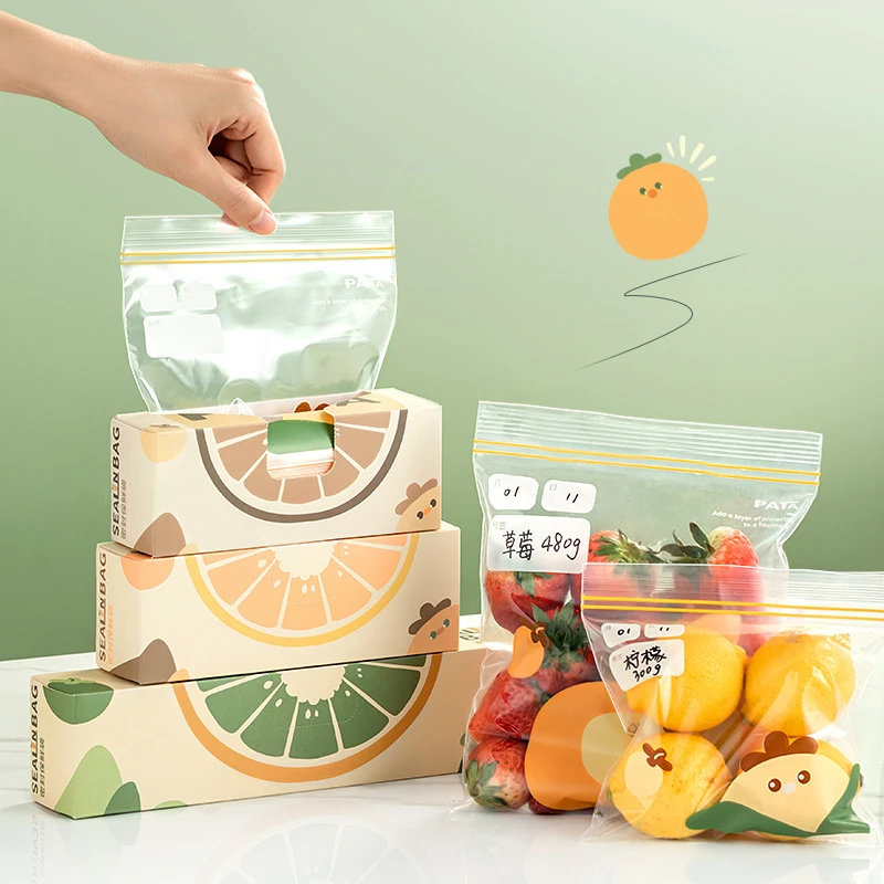 Thickened Kitchen Pe Sealed Bag Food Cover Plastic Wrap Food Packaging ...