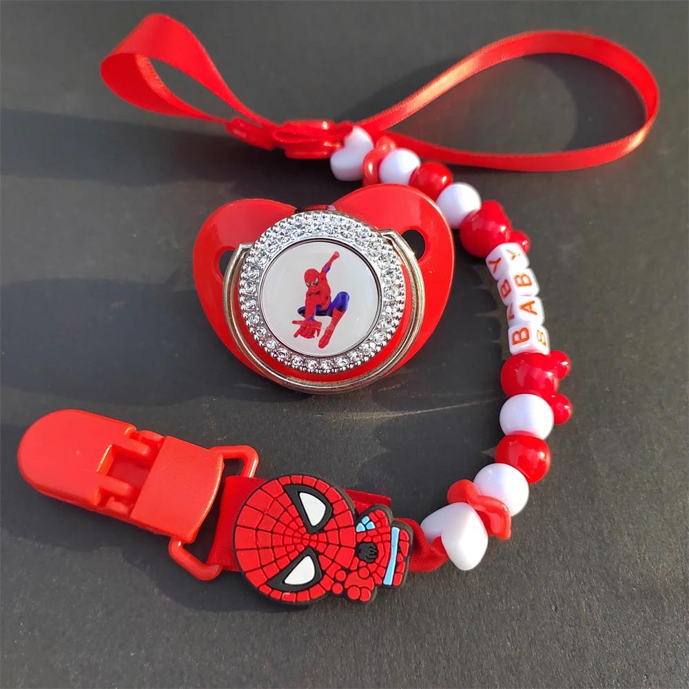 Personalized Baby Boy Pacifier Clip | Silicone Bead Disney Pacifier ...