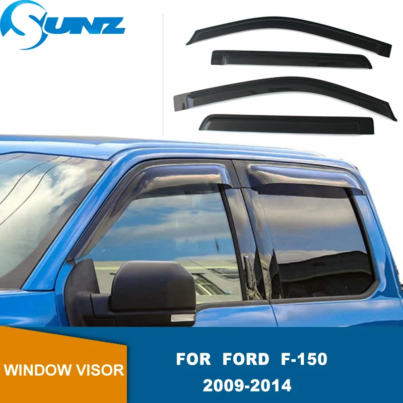 Weathershield For Ford F150 2009 2010 2011 2012 2013 2014 Door Visors ...