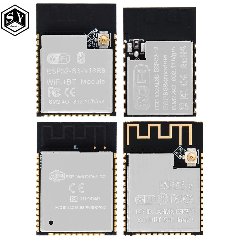 Generic Esp32 Esp-32 Wireless Module Esp32-S Esp-Wroom-32 Esp-32s Esp32-C2 Espc2-12 Esp32-S3 ...