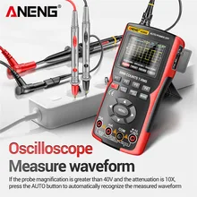 Aneng Aos02 Professional Digital Oscilloscope Multimeter True Rms 48ms ...
