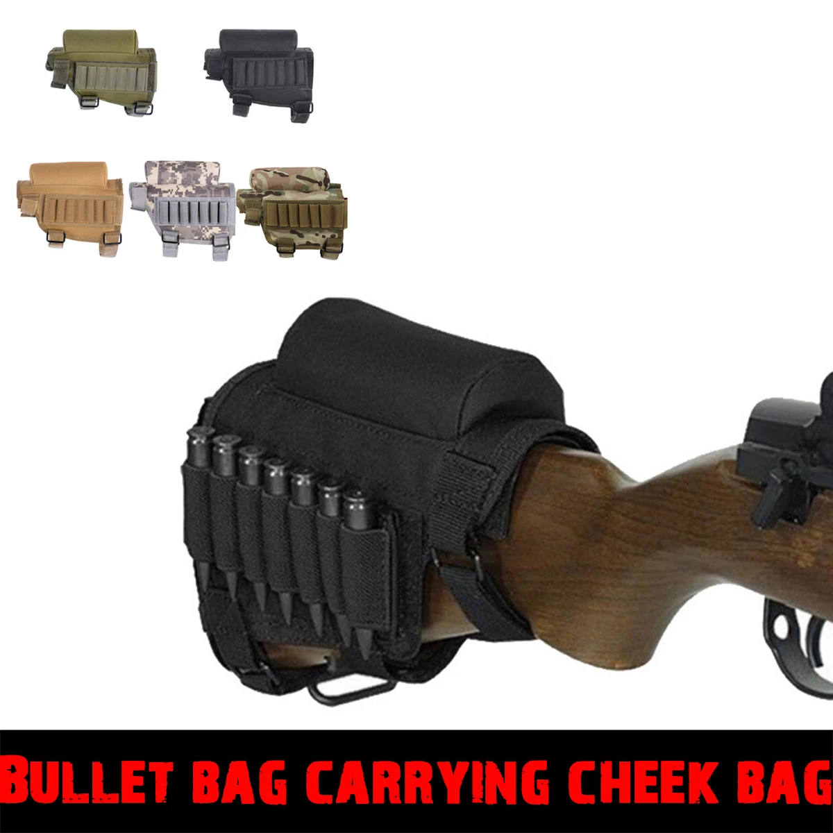 New-CS-seven-hole-98K-outdoor-multi-functional-bullet-bag-cheek-bag ...
