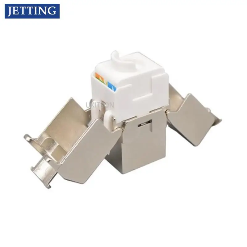 Hot Sale Cat7 Rj45 Keystone Shielded Slot Ftp Zinc Alloy Module ...