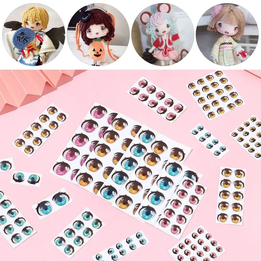 Multi-styles-Glass-crystal-Stars-Decals-Eye-Chips-Paper-Cartoon-Eyes ...
