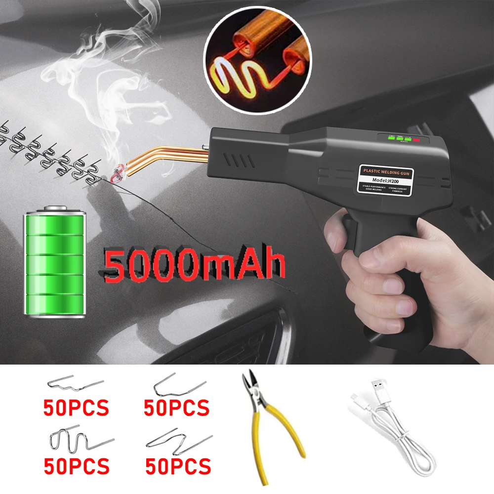 Wireless-Plastic-Welder-Gun-200W-Hot-Stapler-5000mAh-USB-Rechargeable ...