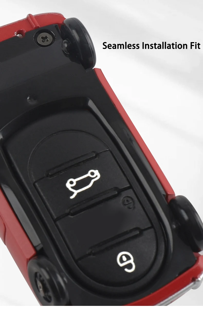 BLEU-Coque de protection pour clé de voiture Mini Cooper F54, F55, F56 ...