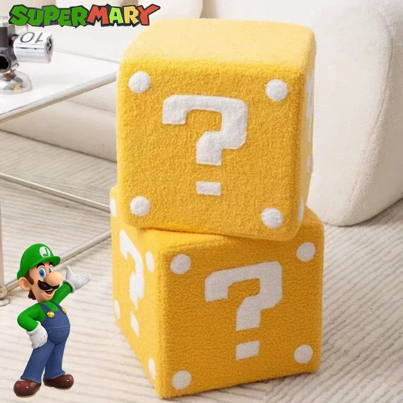 Super-Mario-W-rfel-Fu-schemel-Cartoon-kreative-Wohnzimmer-Vestib-l ...