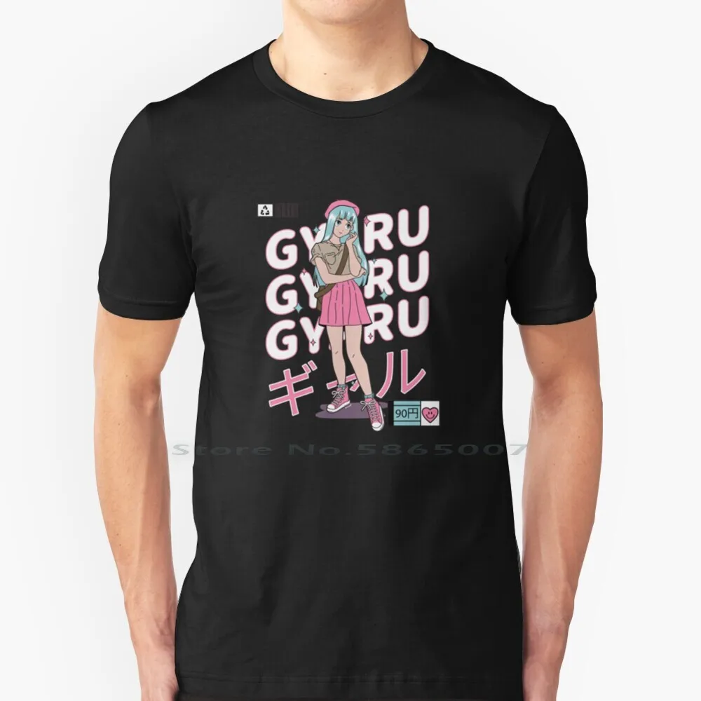 Gyaru-Girl-Anime-T-Shirt-100-Cotton-Anime-Kawaii-Manga-Anime-Characters ...