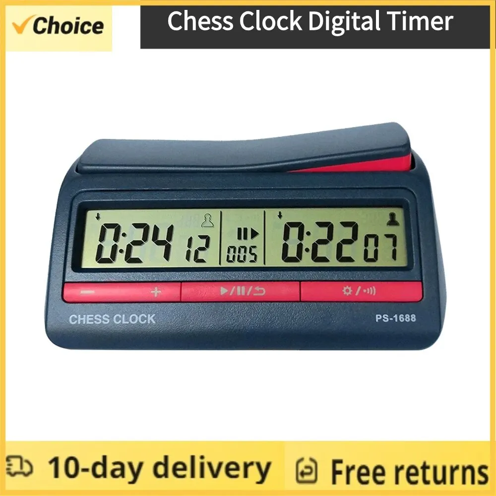 Competition-Count-Up-Down-Timer-Professional-Digital-Chess-Clock-Plastic-Battery-Powered ...