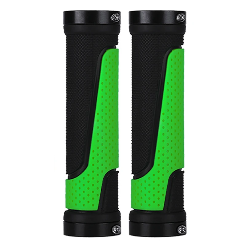 Mountain-Bike-Grips-Double-Lock-on-Locking-Bicycle-Handlebar-Grips ...
