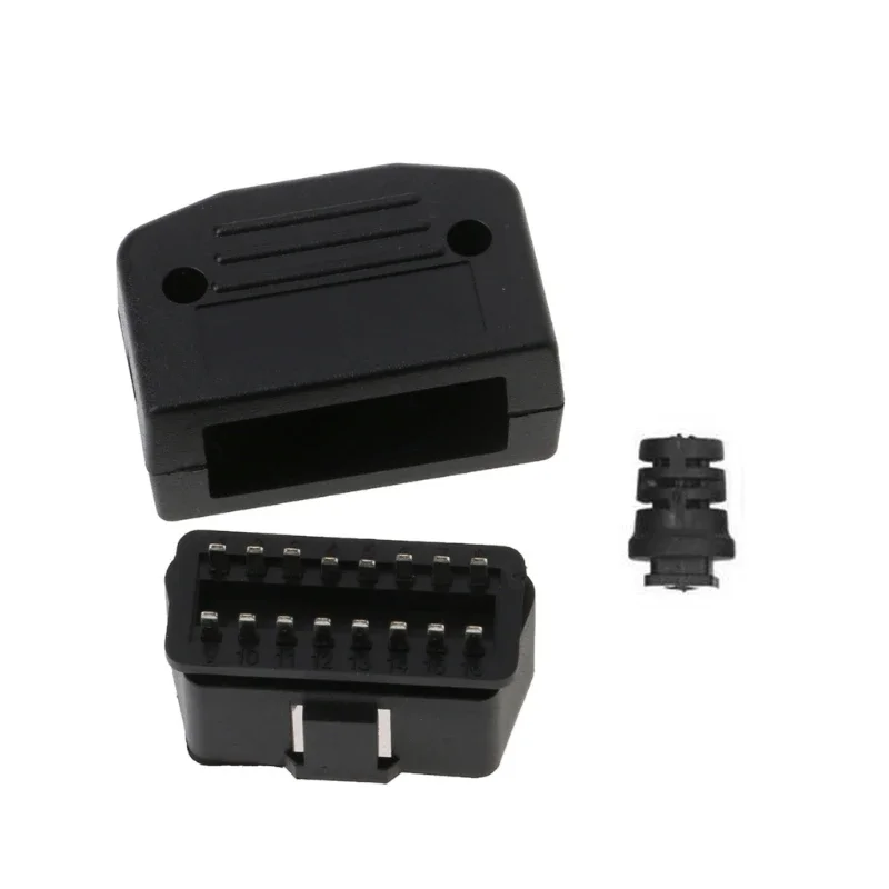 Auto OBD2 16 Pin Male to Female Connector Adapter Cable Diagnostic ...