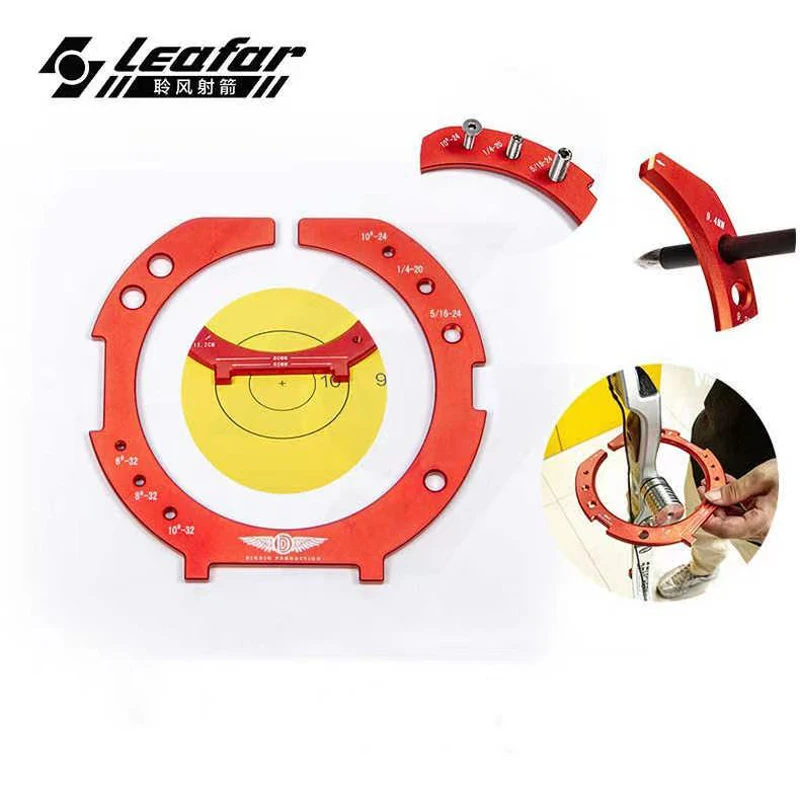 Archery Bare Bow Ruler Inspection Ring Stainless Steel Material Hunting ...