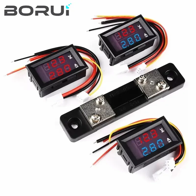 1set-DC0-100V-50A-LED-Ammeter-Voltmeter-DC-Dual-Display-A-V-Digital ...