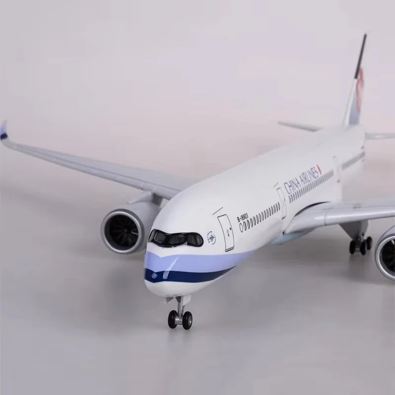 Diecast Plastic Resin Toy Planes 47CM 1/142 Scale Airplane Airbus A350 ...
