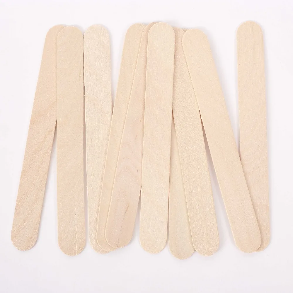100/50/30/10/5pcs Tattoo Stick Disposable Tattoo Wooden Tongue ...