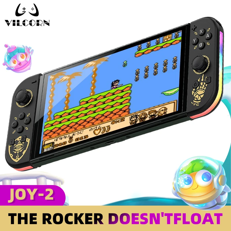 VILCORN-RGB-Joypad-for-Nintendo-Switch-PRO-L-R-Wireless-Game ...