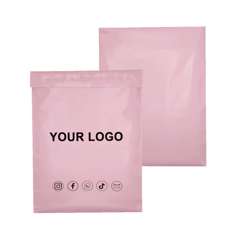 Pink Poly Mailers Shipping Bags,custom Your Design Self Seal Mailing ...