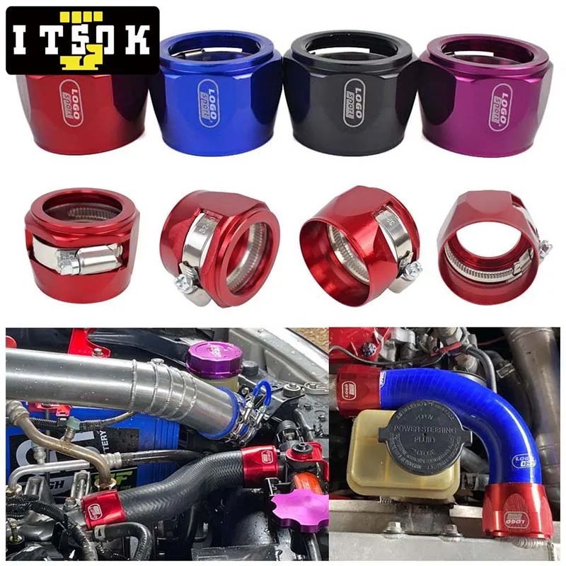 Hose Clamp Finisher 16mm 45mm 50mm Aluminum Fuel Pipe Clip Oil Water ...