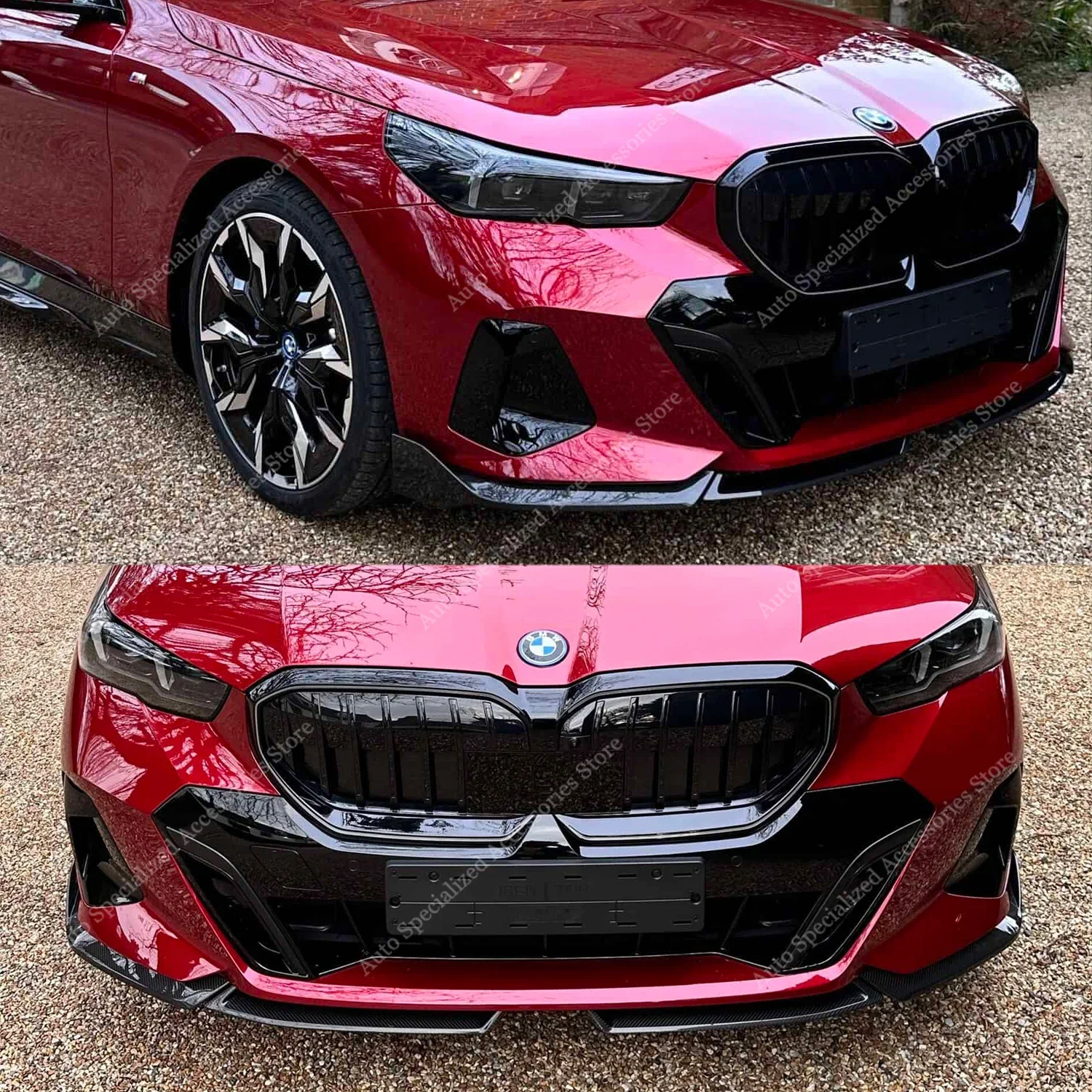 MP-Style-Front-Bumper-Lip-Spoiler-Splitter-Diffuser-For-BMW-G60-G61 ...