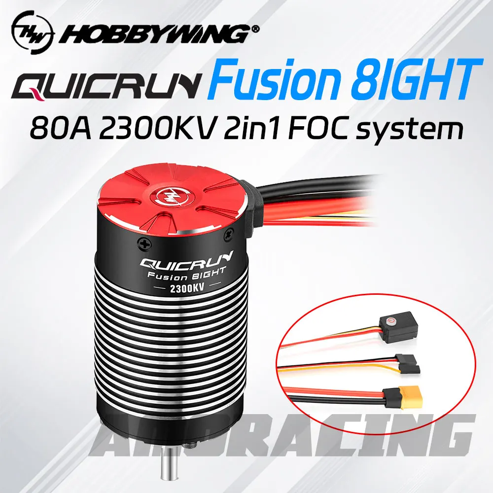 Hobbywing QUICRUN Fusion 8IGHT 80A 2300KV 2in 1 FOC system Sensored ...
