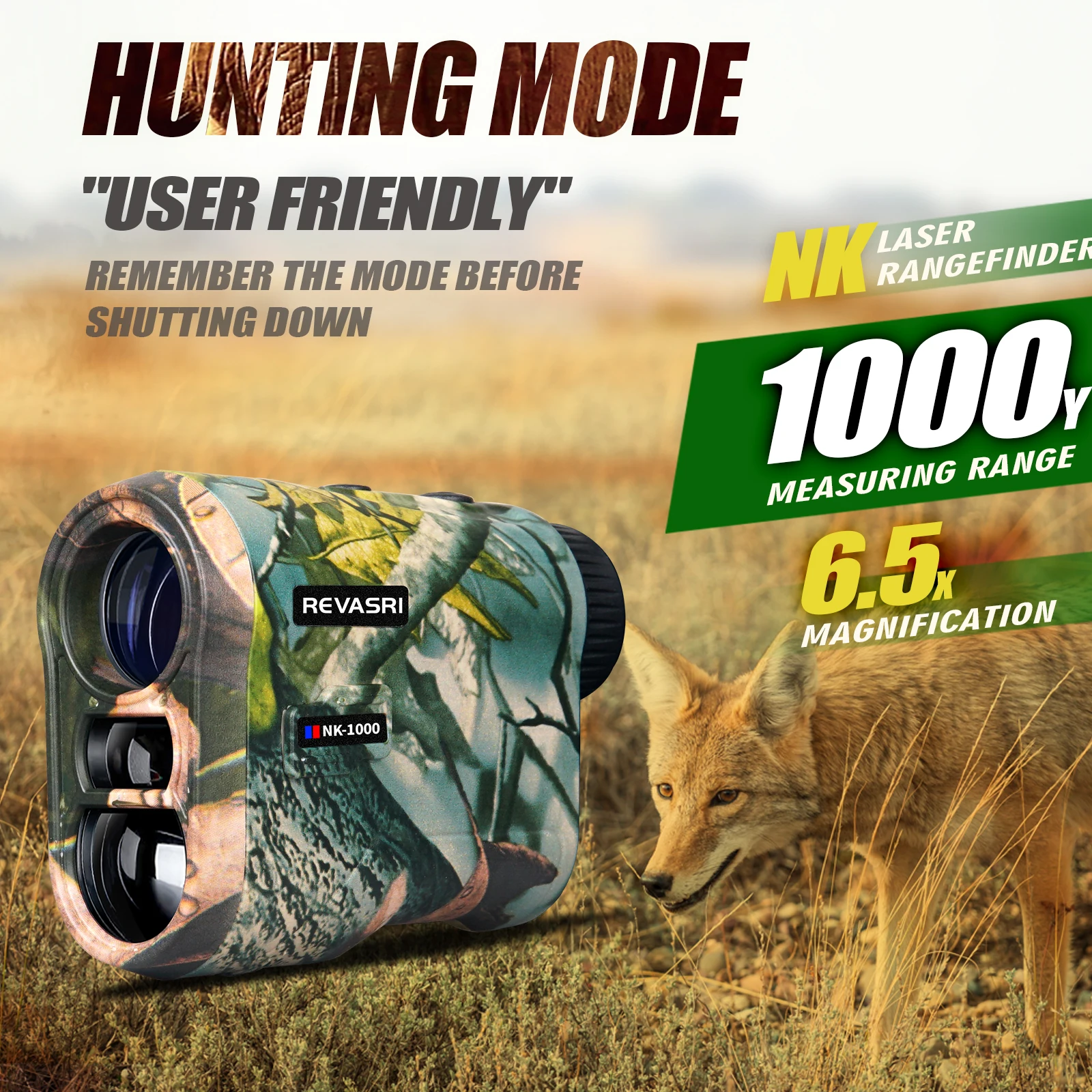 REVASRI-Hunting-Laser-Rangefinder-1000M-with-Target-Lock-Angle-Height ...