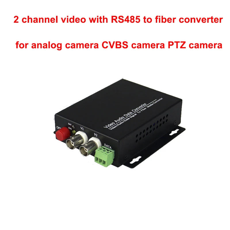 2-port-BNC-analog-video-with-RS485-data-Fiber-Optic-Optical-Converter ...