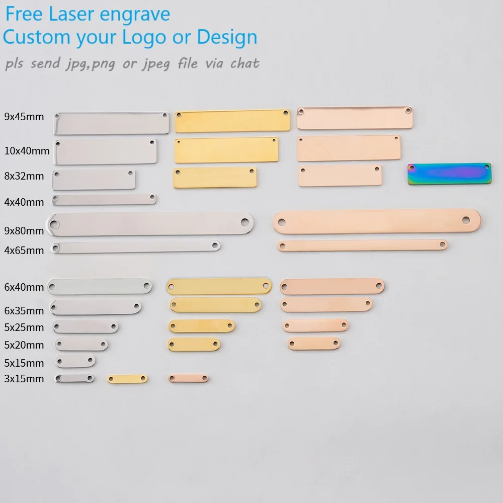 Placas-de-logotipo-rectangulares-de-acero-inoxidable-para-bolso ...