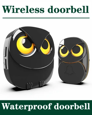 New-Arrival-The-Owl-Wireless-Doorbell-FSK433MHZ-Radio-Frequency ...