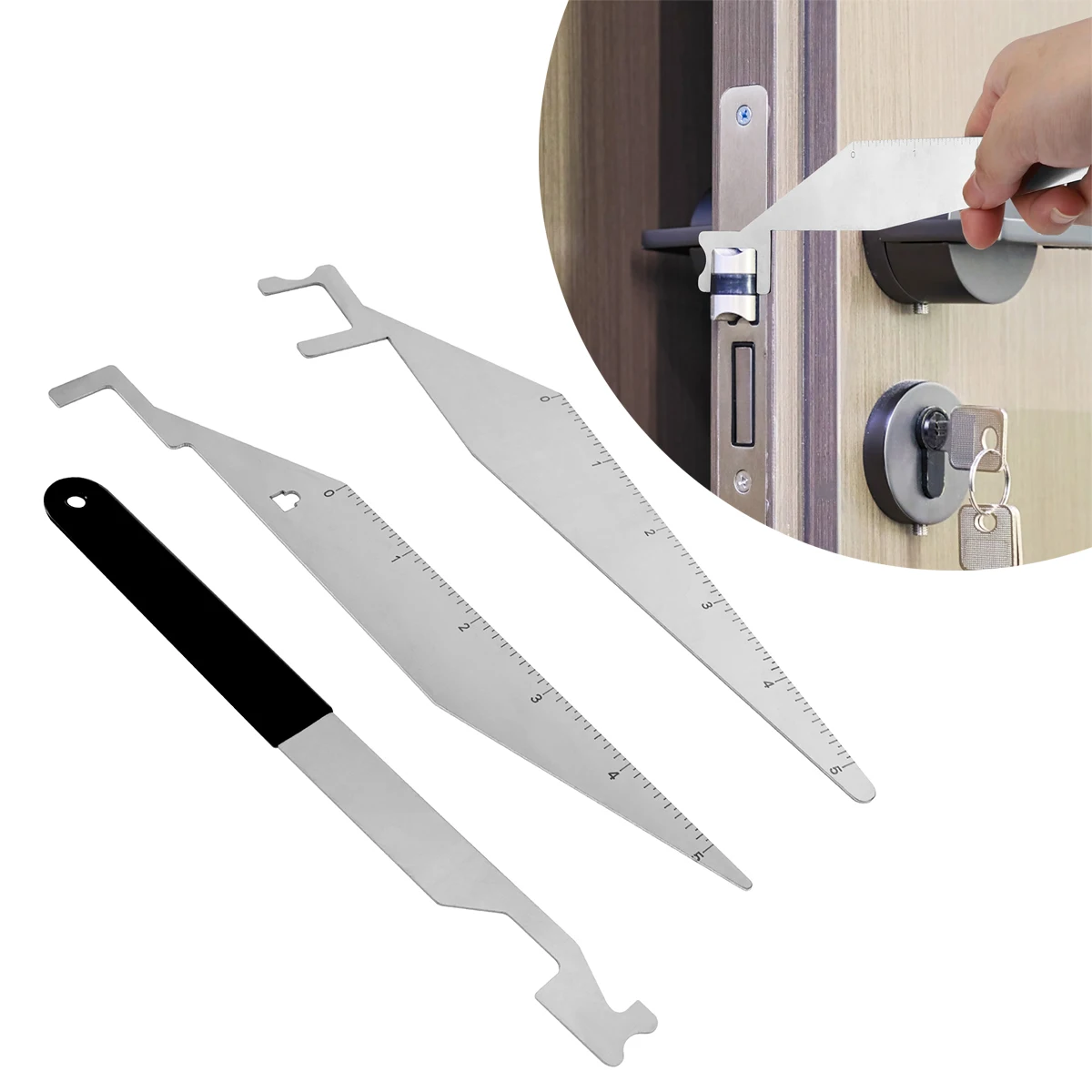 3Pcs Firefighter Lock Picking Tool Portable Pry Bar Hand Tool ...