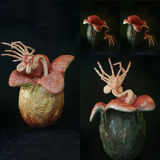 Prometheus Facehugger Scene