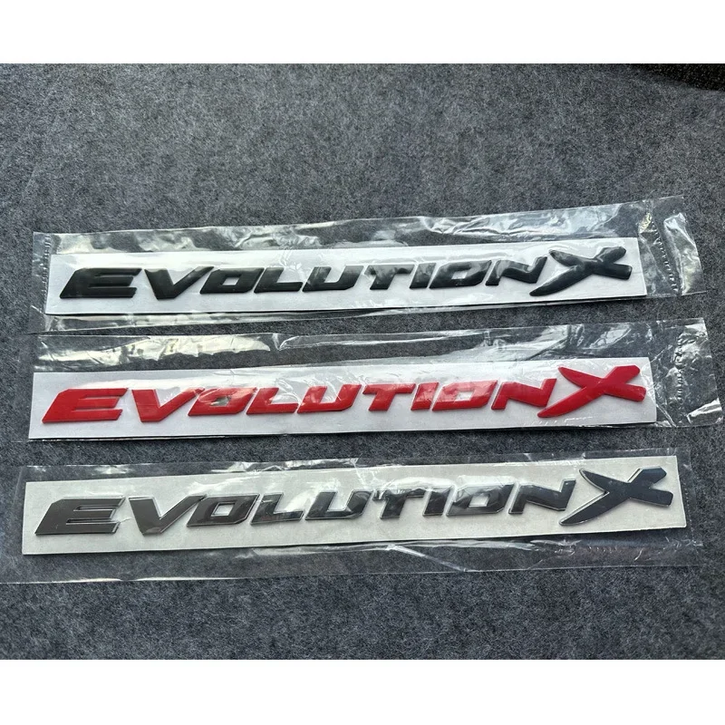 3D-ABS-Evolution-X-Letters-Plastic-Automobile-Refitting-Trunk-Emblem ...