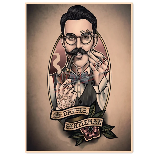 Vintage Gentleman Tattoo