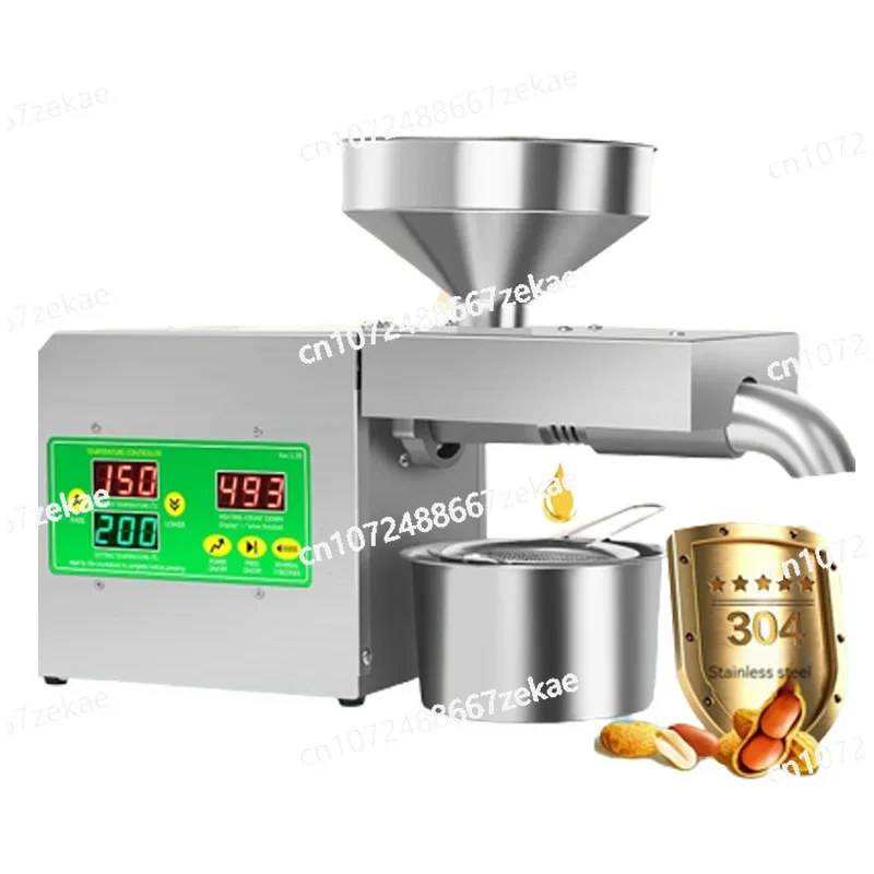 Small-Home-Oil-Press-110V-220V-Intelligent-Oil-Press-Machine-Peanut ...